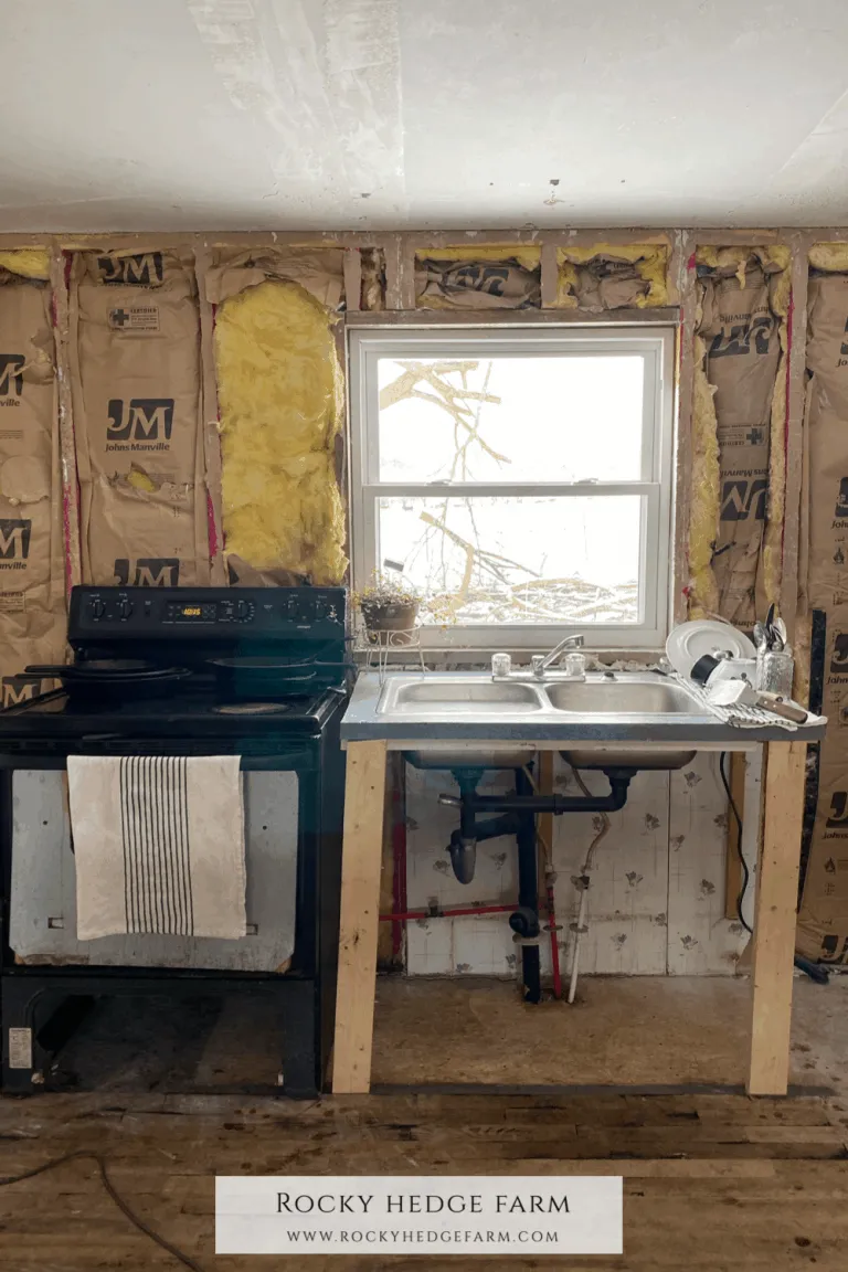 Double Wide Kitchen Remodel Layout Plan - Rocky Hedge Farm