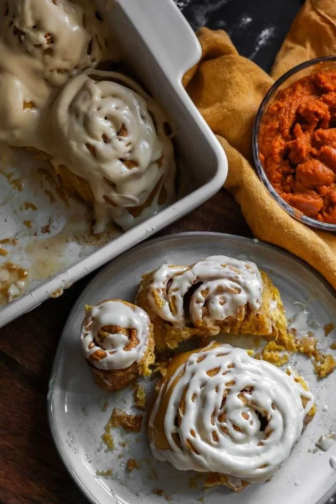 Easy Pumpkin Spice Cinnamon Rolls Recipe: Perfect for Fall - Rocky ...