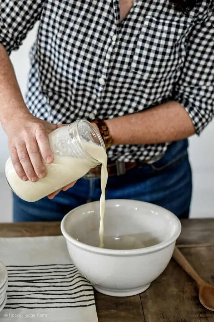 How to Separate Cream from Milk - Rocky Hedge Farm