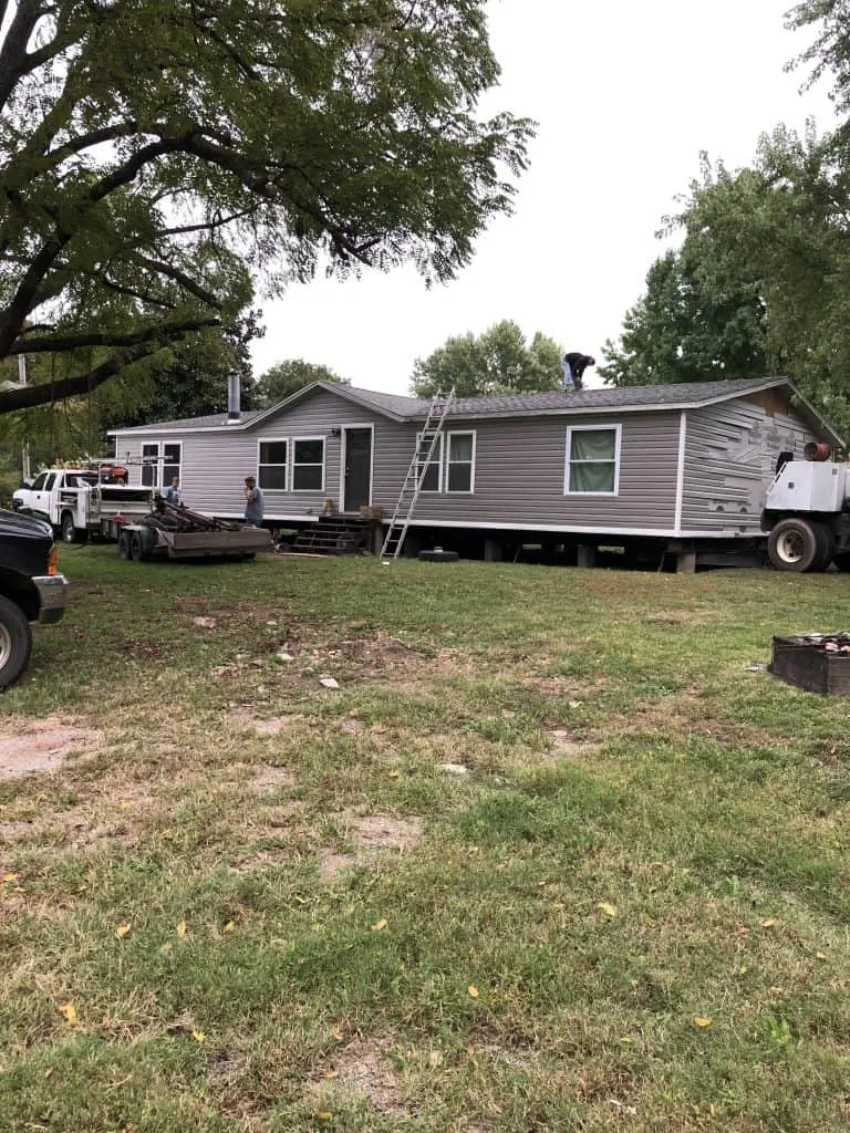 Moving our Double Wide Mobile Home - Rocky Hedge Farm