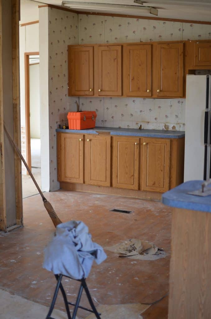 Double Wide Kitchen Remodel Layout Plan - Rocky Hedge Farm