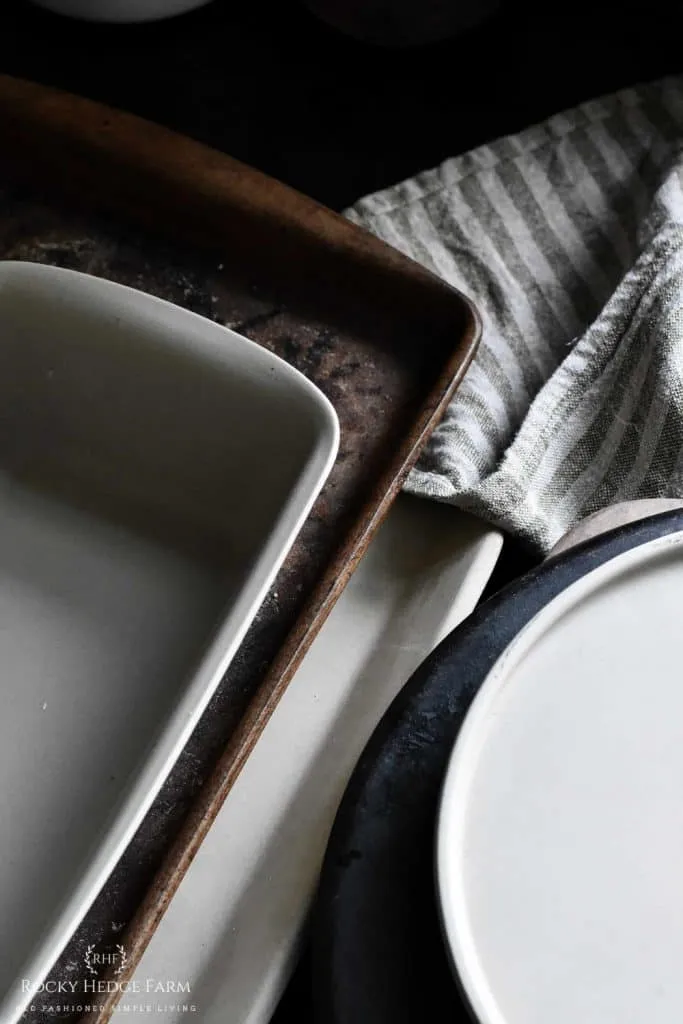 How to Clean and Season Pampered Chef Stoneware - Rocky Hedge Farm