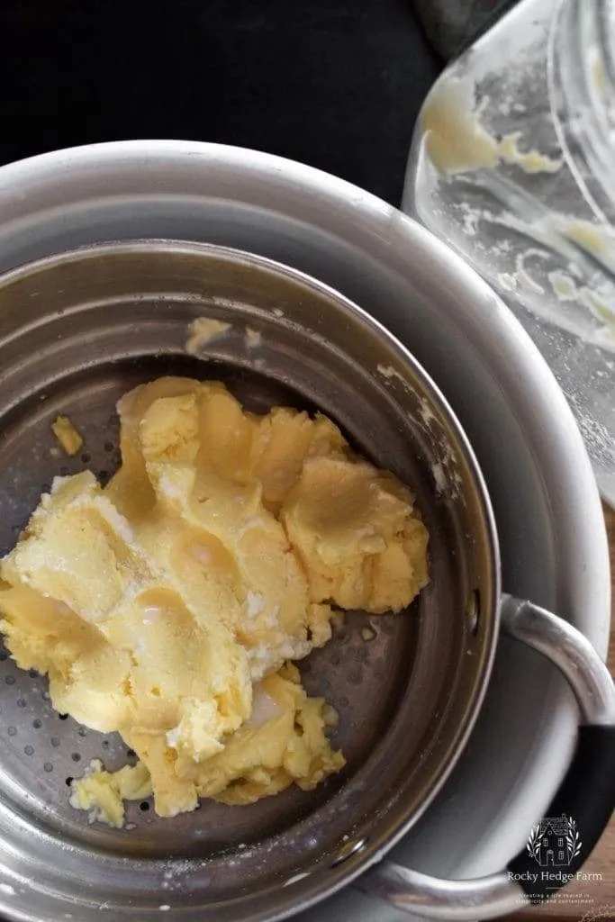 How to Make Homemade Butter From Scratch in a Churn - Rocky Hedge Farm